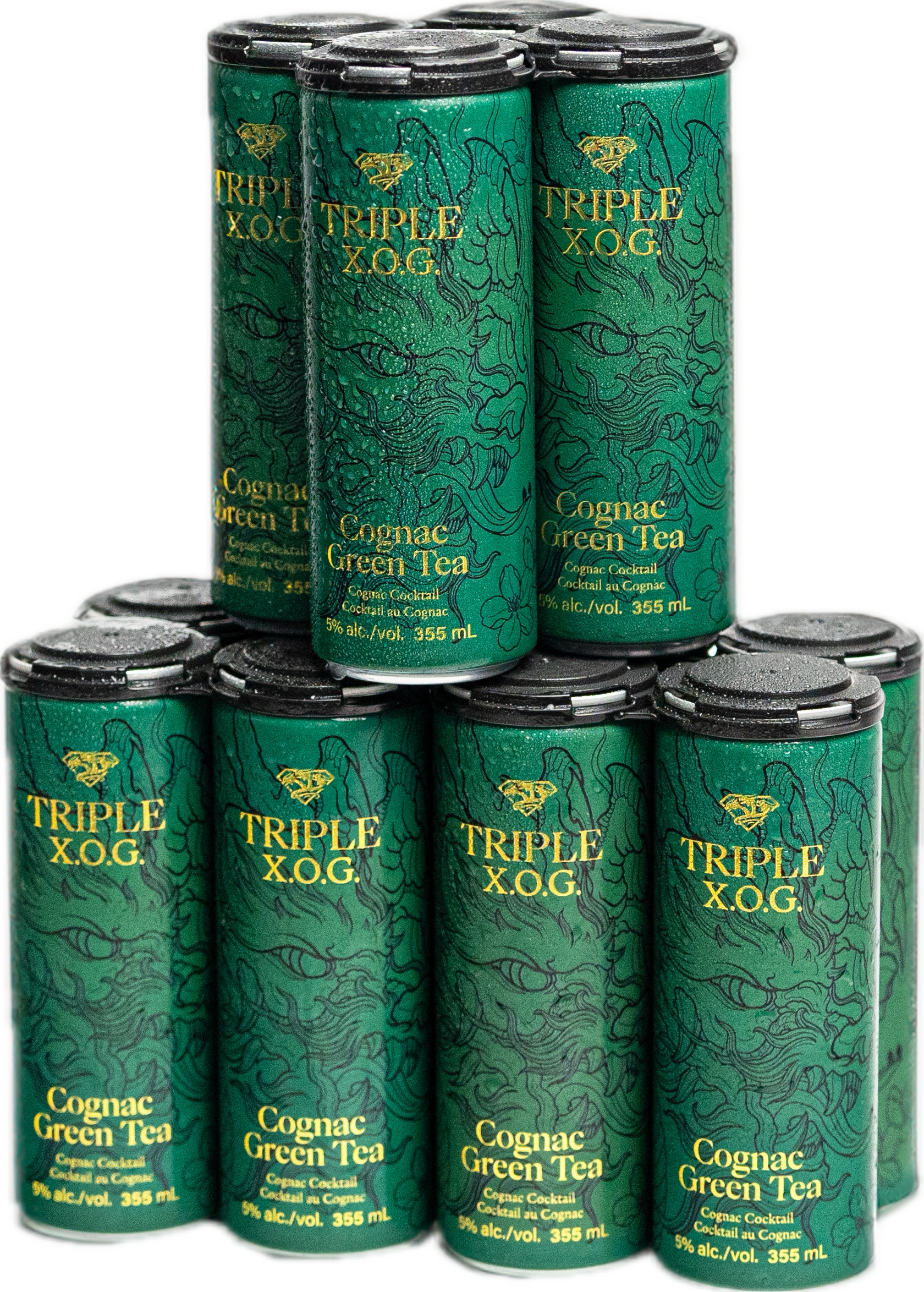 Triple X.O.G. - Cognac Green Tea Cocktail