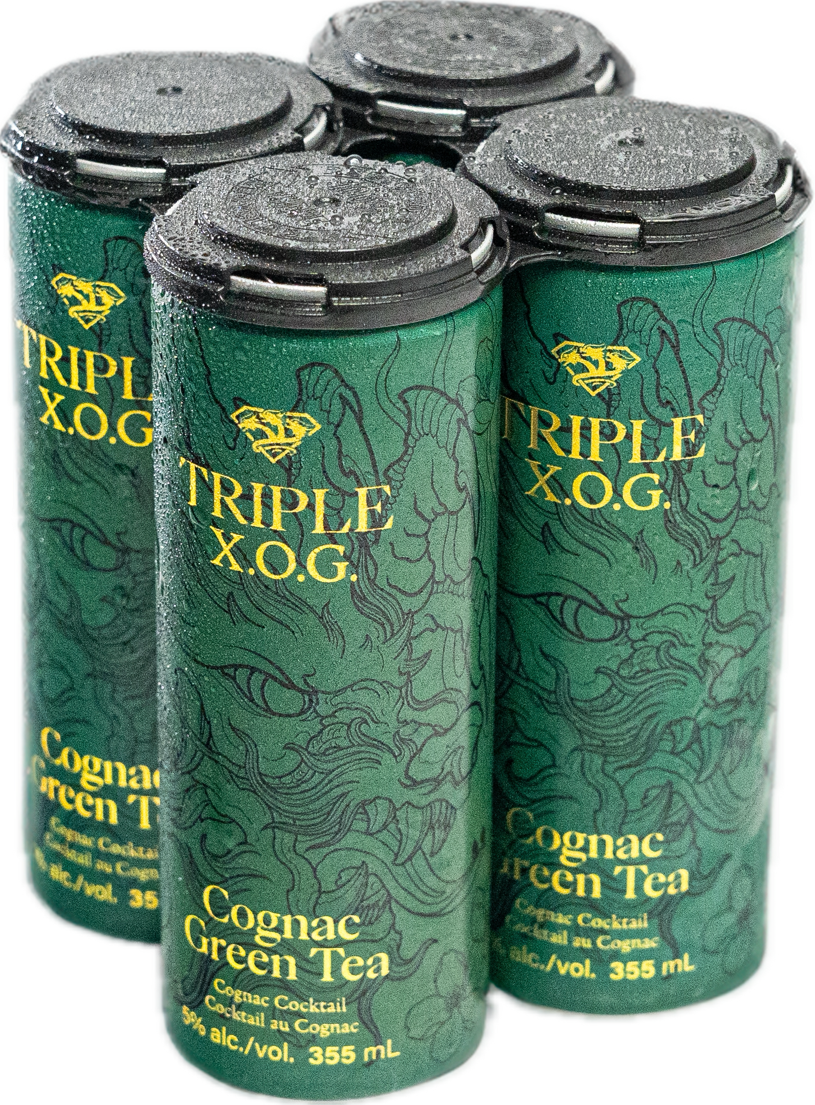 Triple X.O.G. - Cognac Green Tea Cocktail