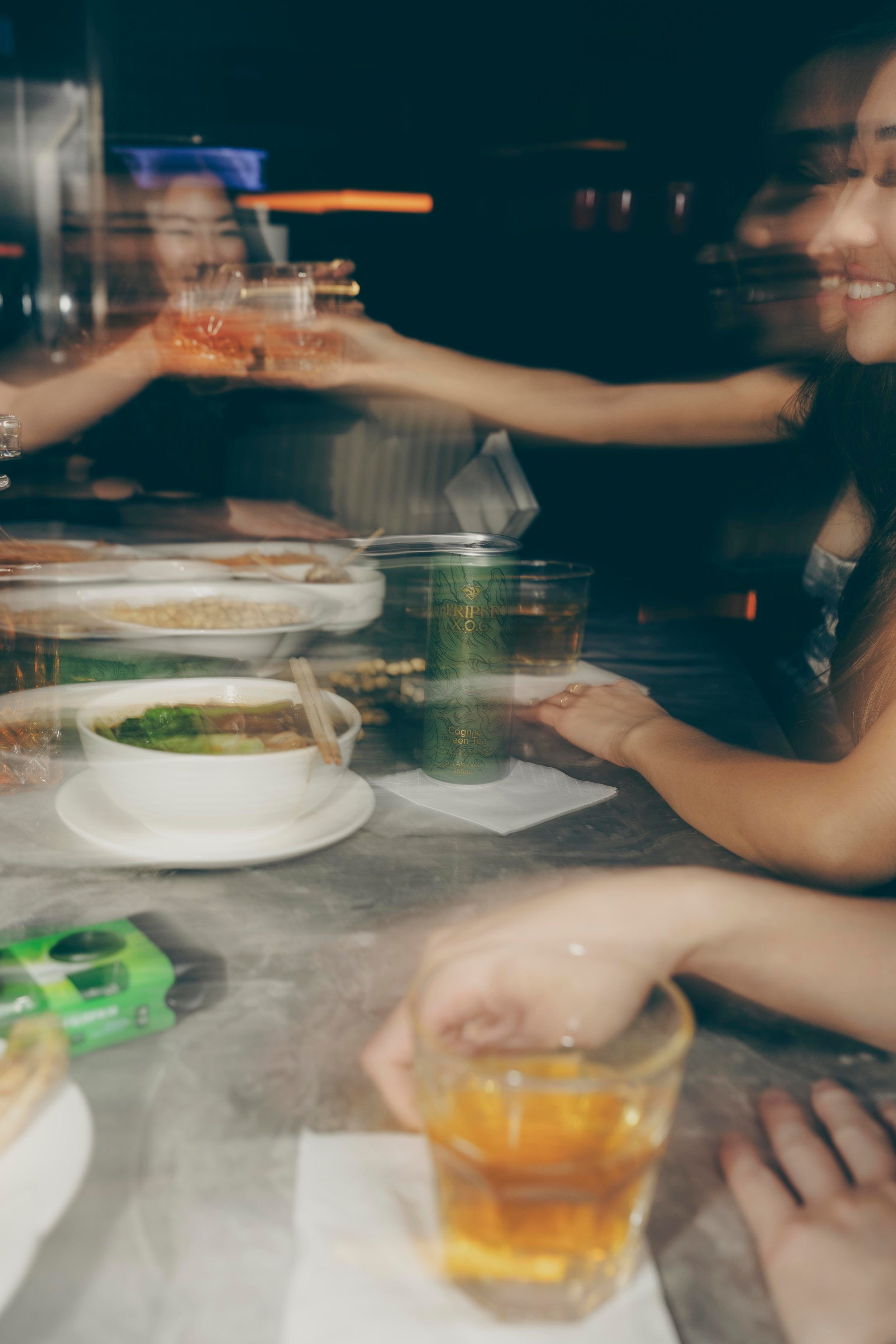 Triple X.O.G. - Cognac Green Tea Cocktail